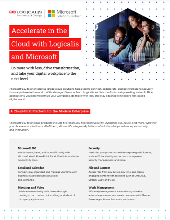 Accelerate in the Cloud with Logicalis and Microsoft - Logicalis