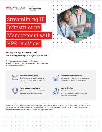Simplify IT Infrastructure Management with HPE OneView - Logicalis